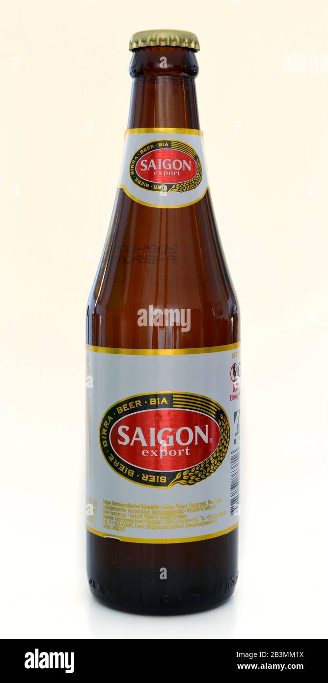 Flasche, Saigon Export Bier, Vietnam Stock Photo - Alamy