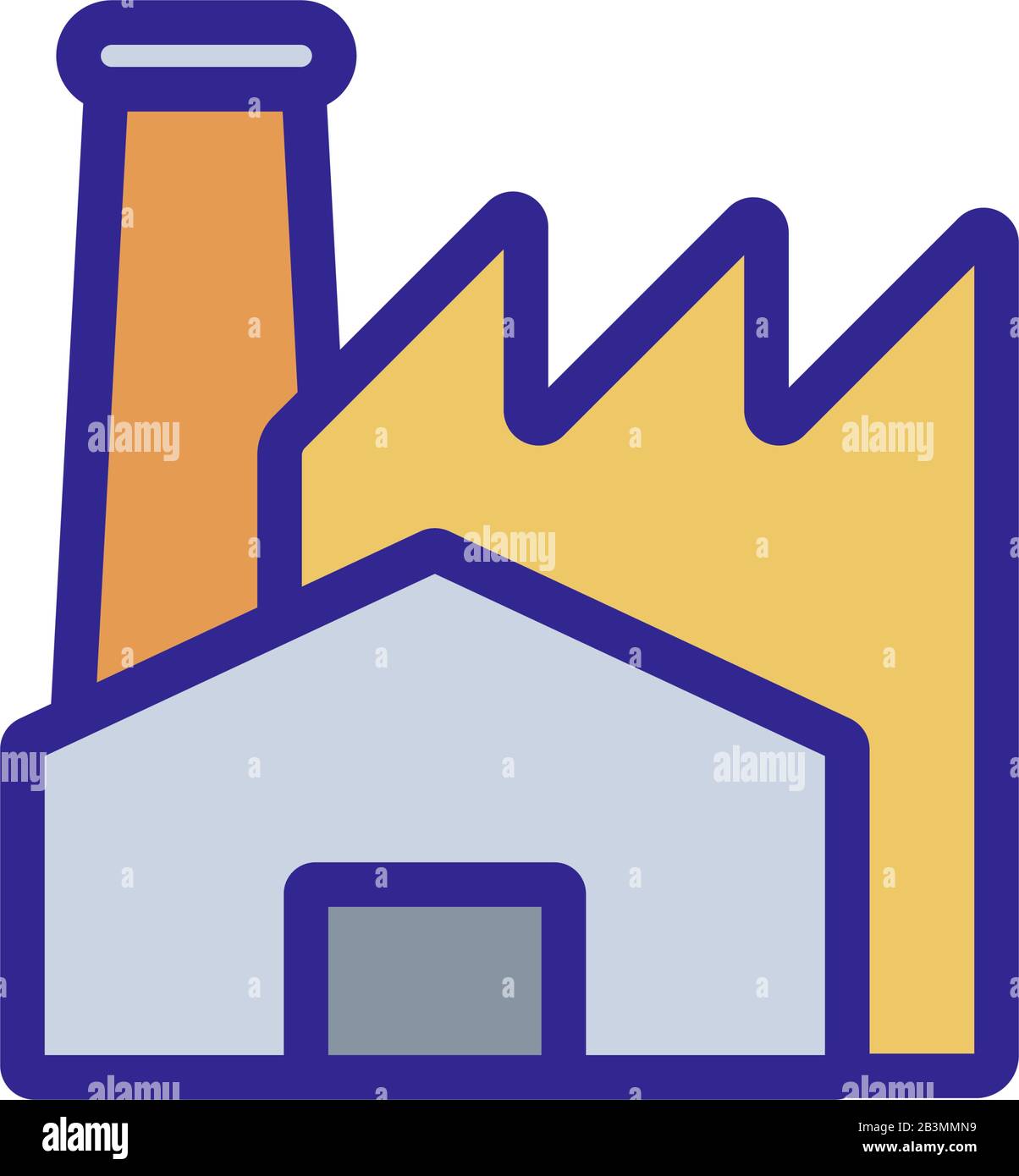 facility icon vector. Isolated contour symbol illustration Stock Vector ...