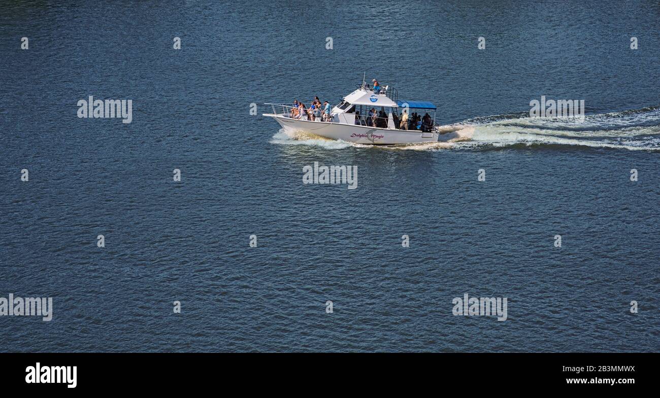 Dolphin Magic Tour Boat Stock Photo - Alamy