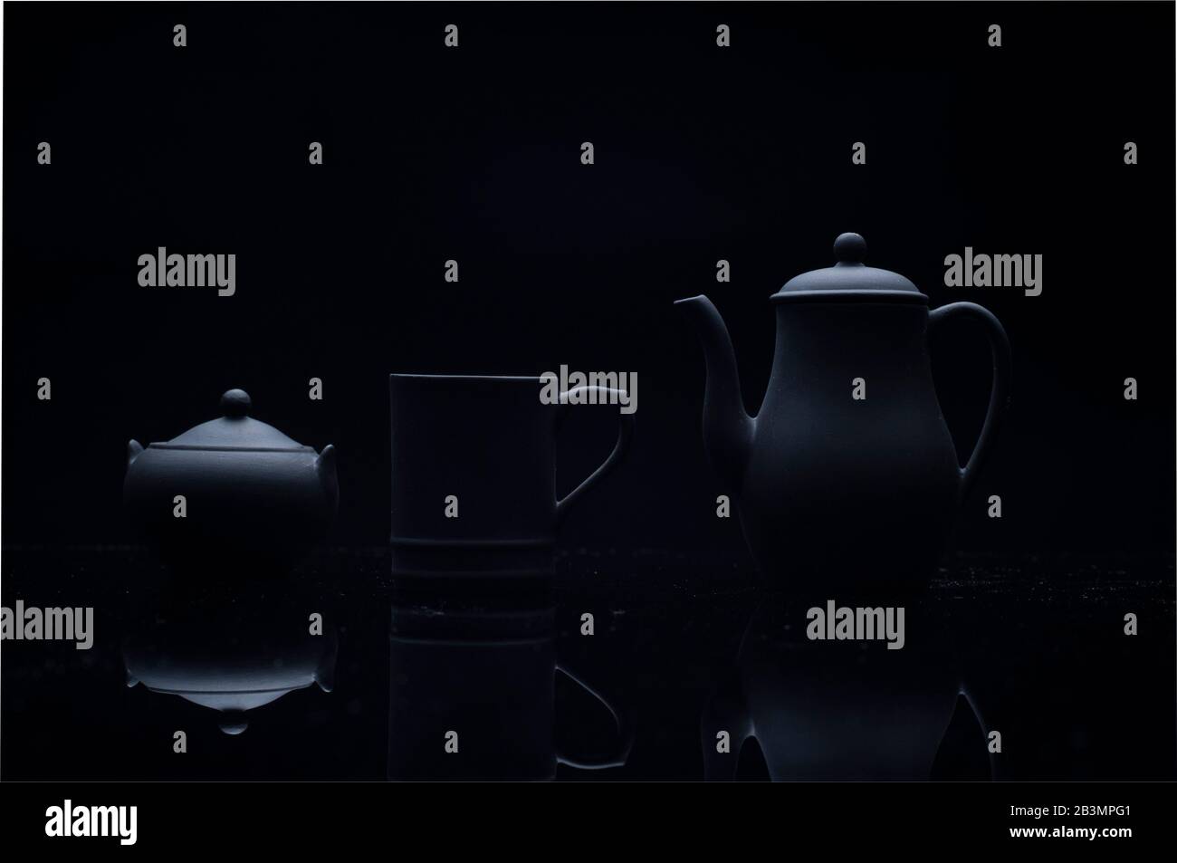 black object against a black background with subtle lighting Stock ...