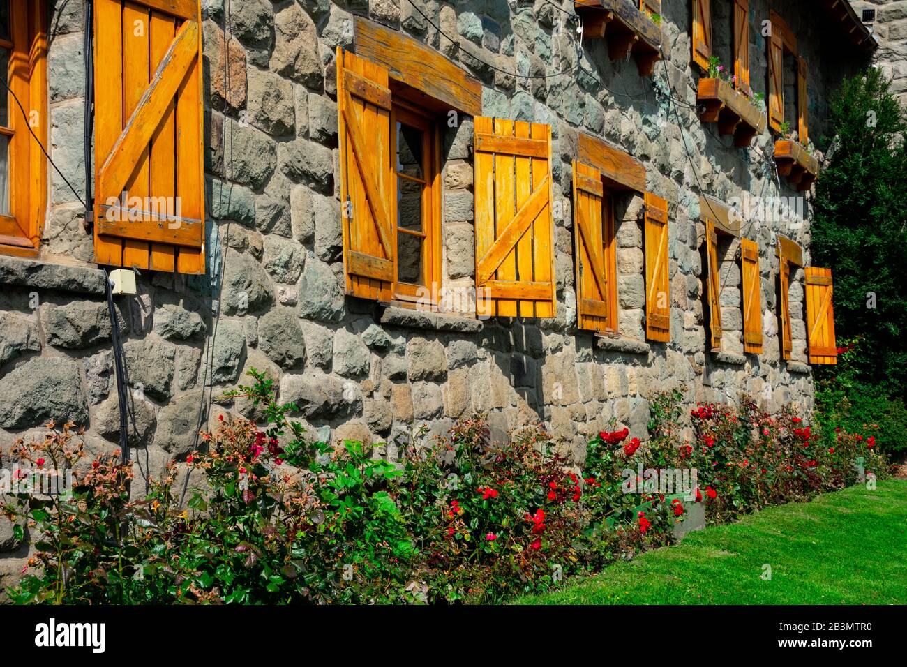 Wooden windows on Town Hall at Civic Center square (Centro Civico ...