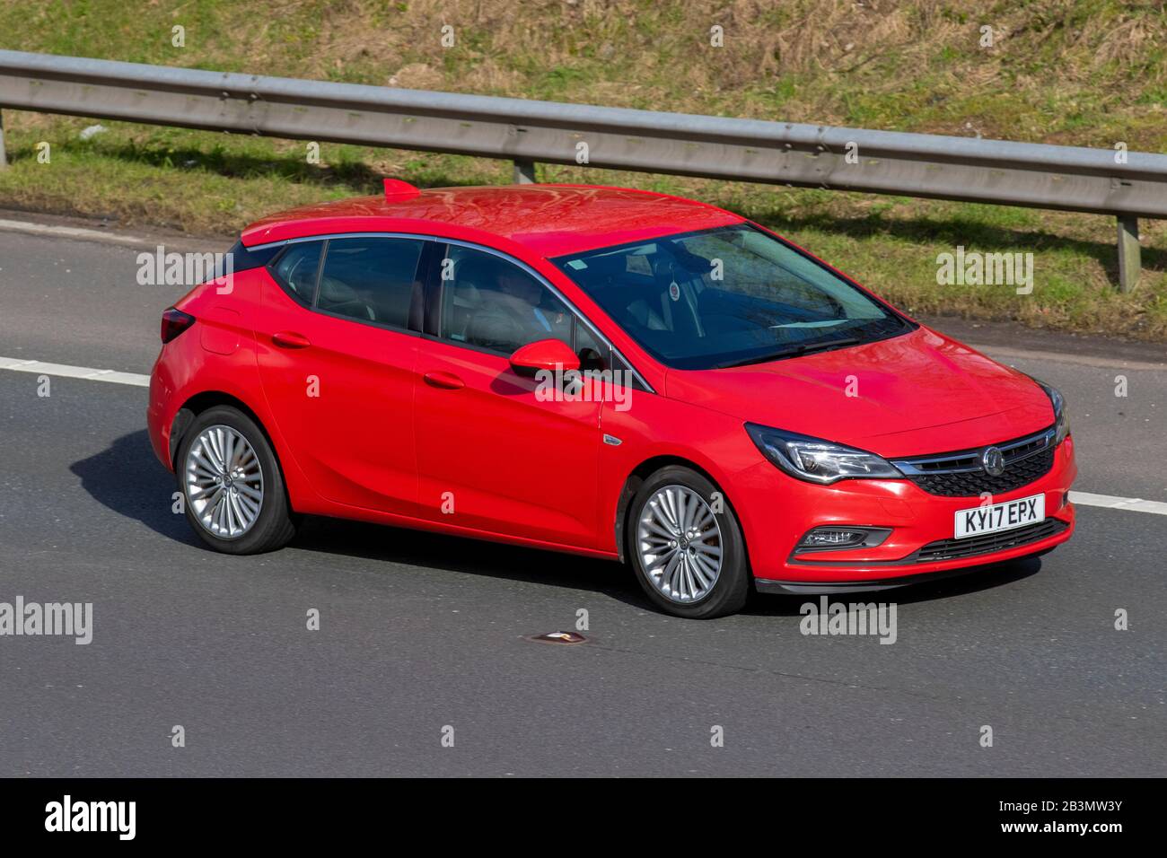 2017 17 plate red Vauxhall Astra Elite NAV CDTI S/S; Vehicular traffic ...