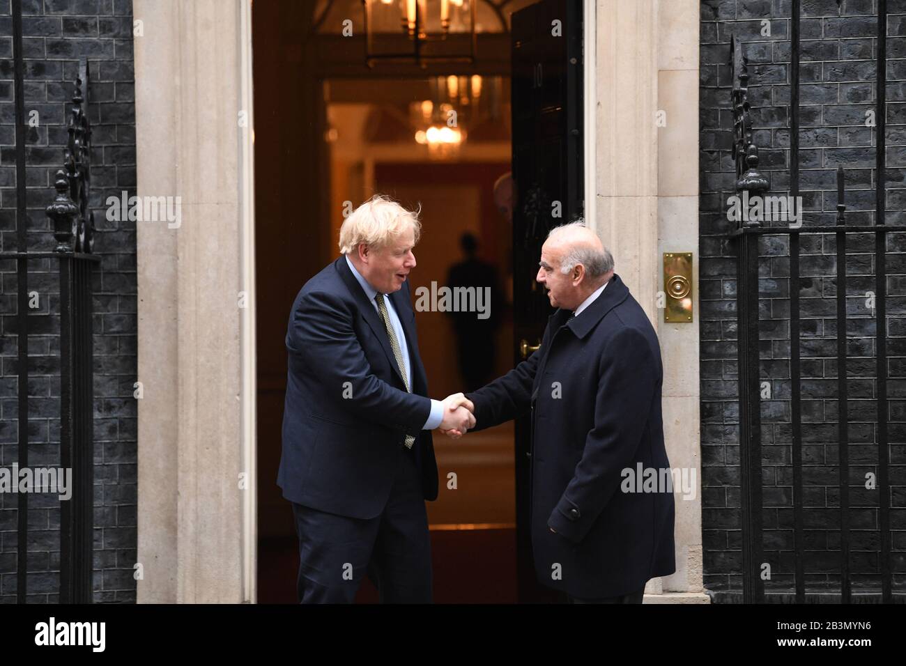 Prime Minister Boris Johnson welcomes the President of Malta, George ...