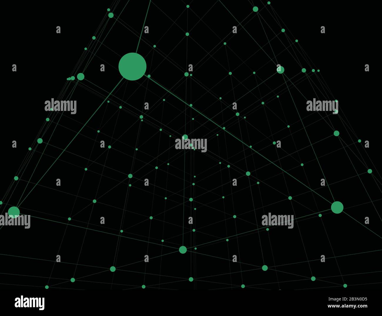 Trendy line art advertising with abstract lines on dark background for ...