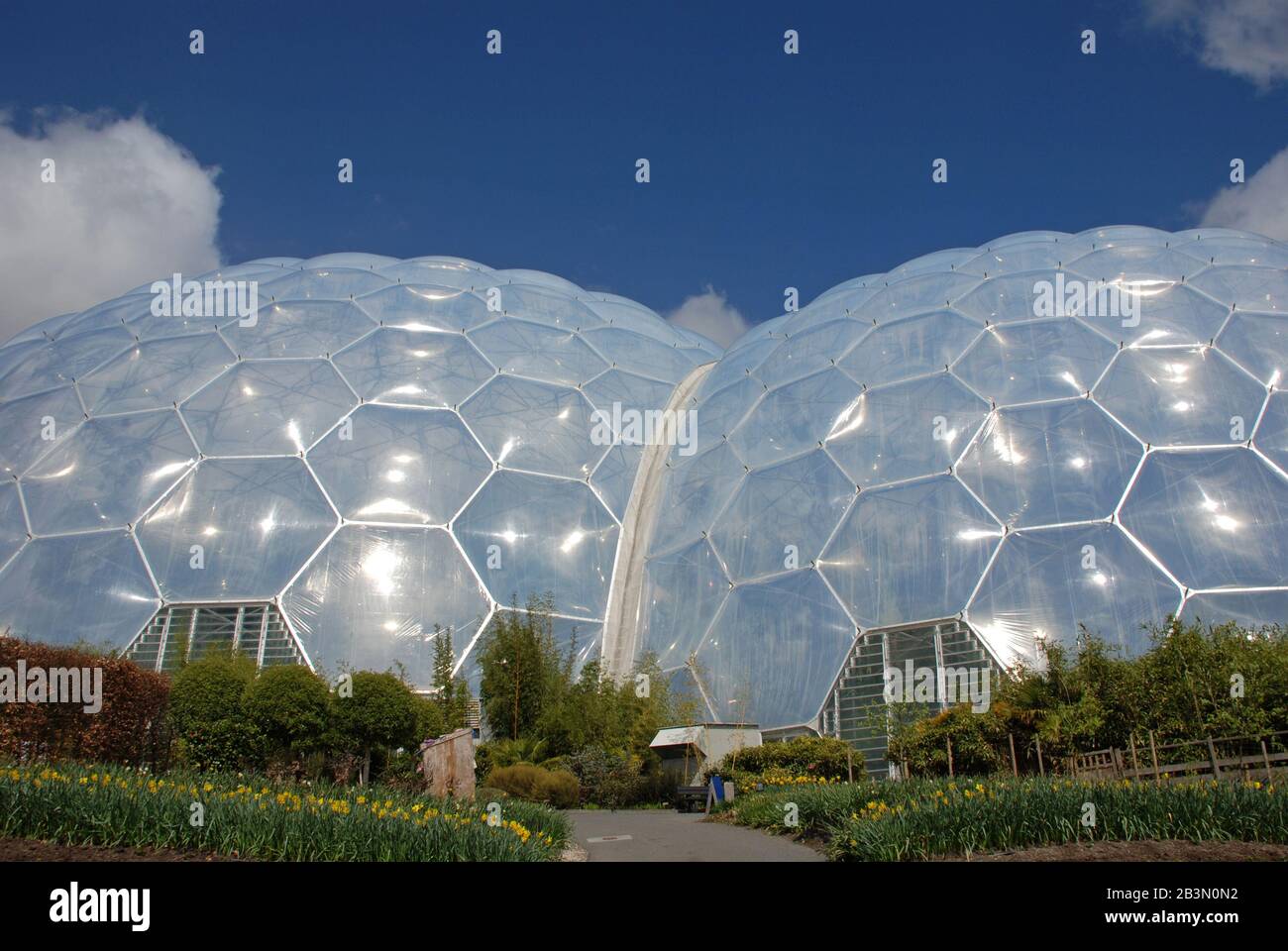 Eden Project Biomes Stock Photo - Alamy