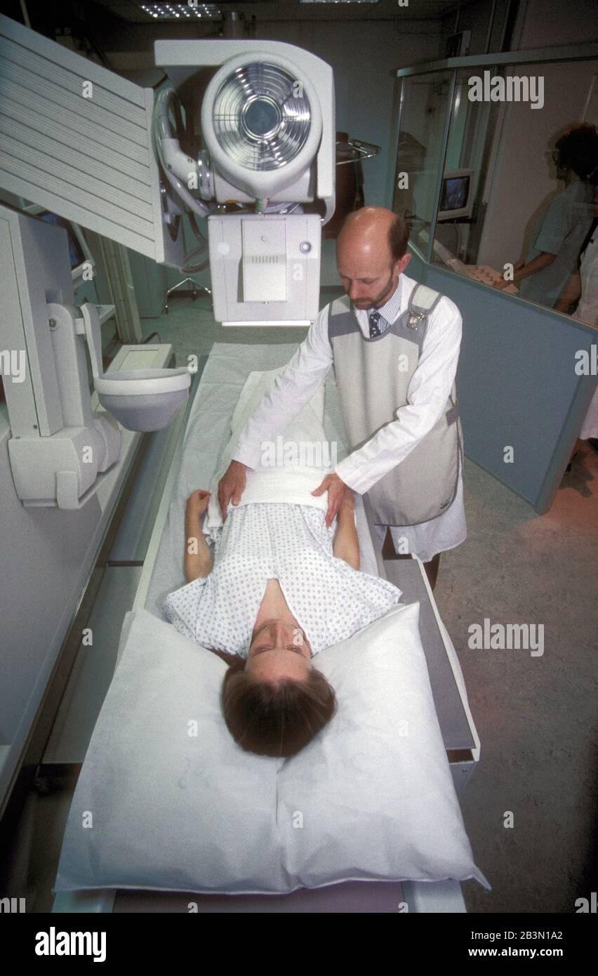 Digital screening x-ray machine at St Helier NHS Trust Sutton Hospital ...