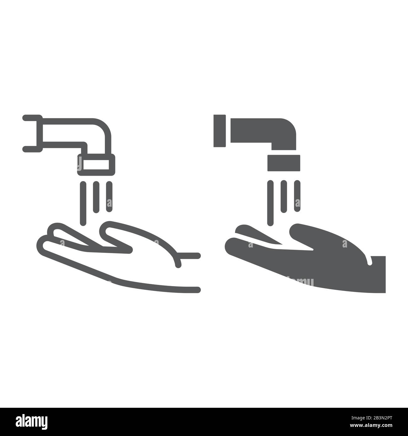 Ritual washing Stock Vector Images - Alamy