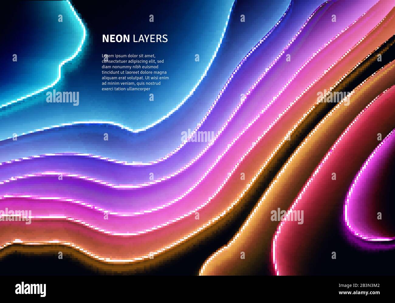 Layers of reflections Stock Vector Images - Alamy