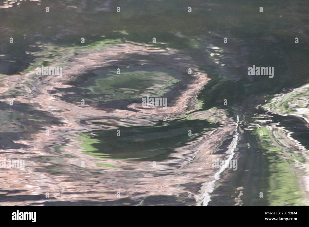 Abstract patterns in river water reflections Stock Photo - Alamy