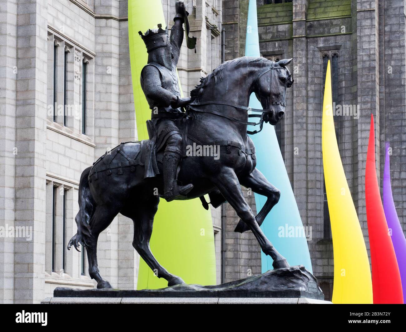 Robert the bruce sculpture aberdeen hi-res stock photography and images ...