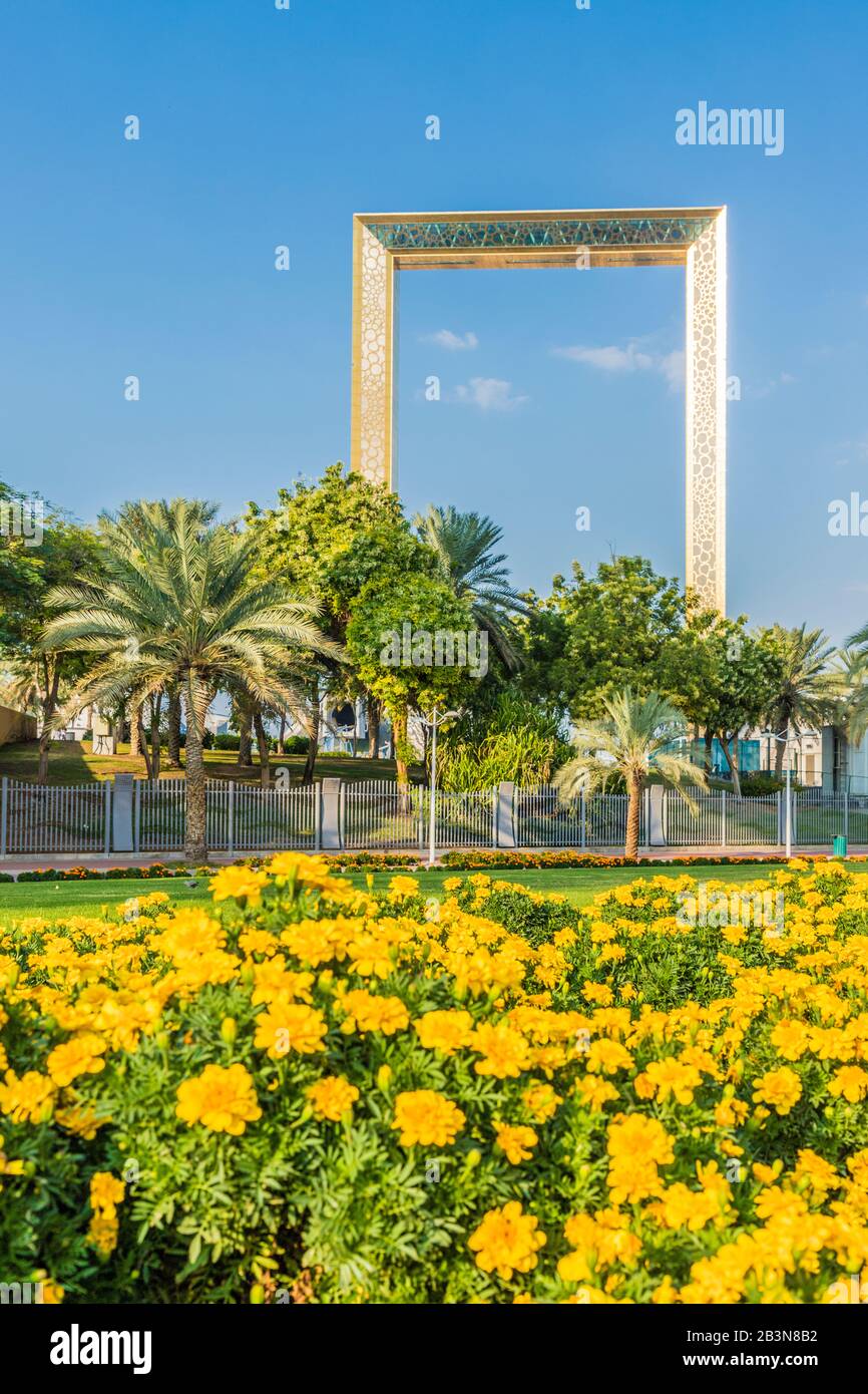 The Frame, Dubai, United Arab Emirates, Middle East Stock Photo - Alamy