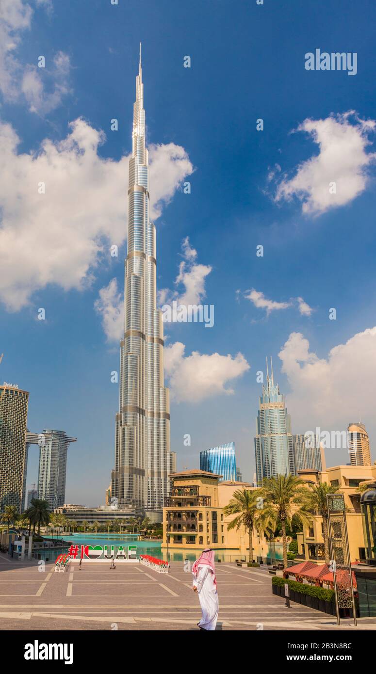 Burj Khalifa, Dubai, United Arab Emirates, Middle East Stock Photo - Alamy