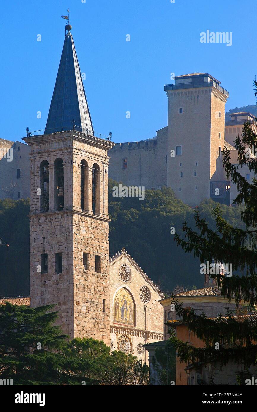 Cathedral of Santa Maria Assunta, Spoleto, Perugia, Umbria, Italy ...