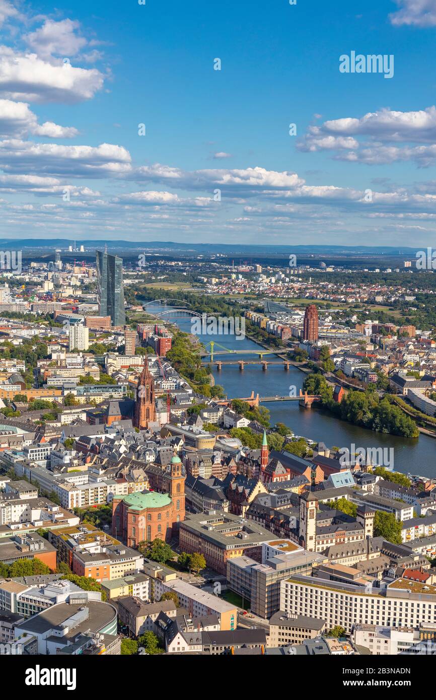 Main Tower, Frankfurt am Main, Hesse, Germany, Europe Stock Photo - Alamy