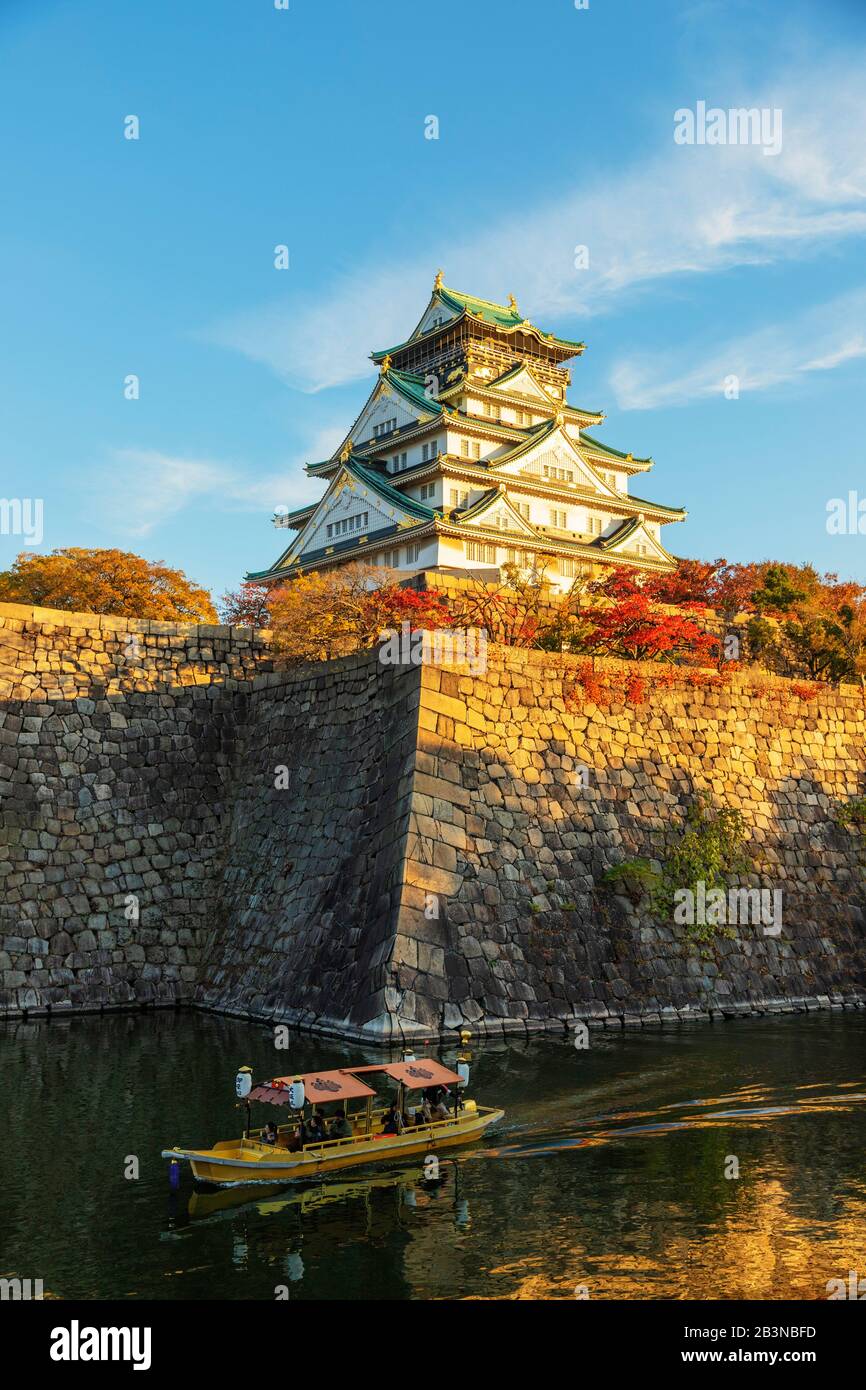 Osaka Castle, Osaka, Kansai, Japan, Asia Stock Photo - Alamy