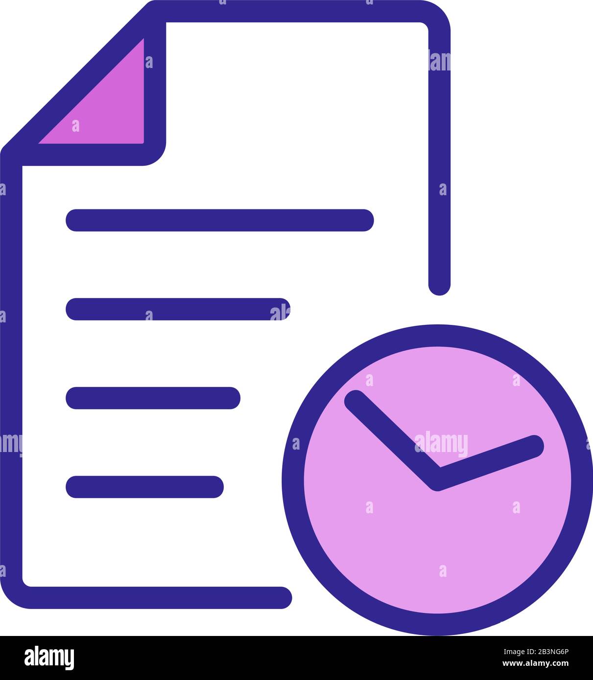 Audit business icon vector. Isolated contour symbol illustration Stock ...