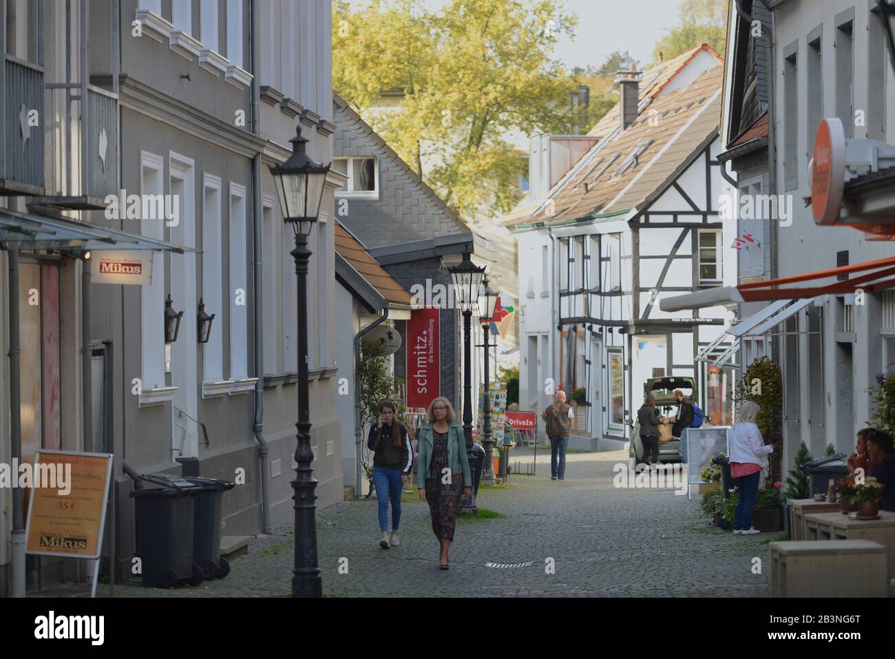 Grafenstrasse, Altstadt, Werden, Essen, Nordrhein-Westfalen ...