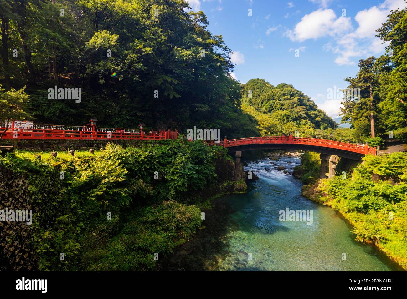 Shinkyo Bashi bridge on Daiya River, Nikko, UNESCO World Heritage Site ...