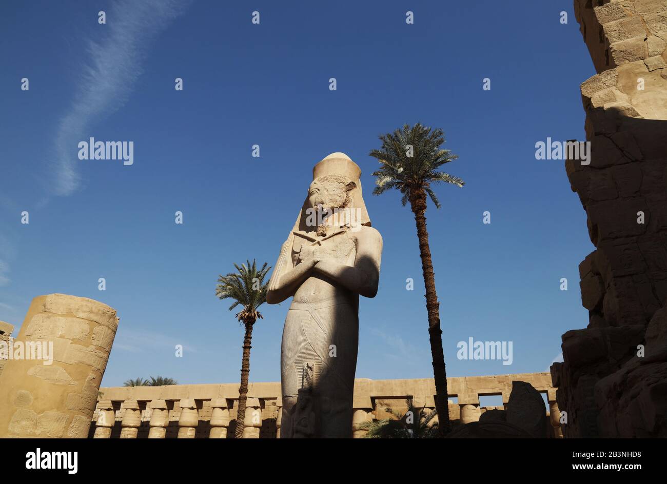 Colossus of Ramesses II, Karnak Temple, UNESCO World Heritage Site ...
