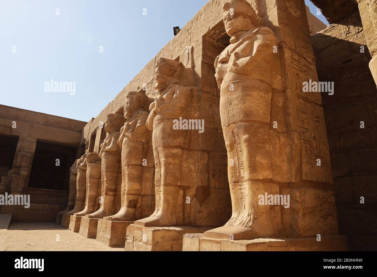 Inside Karnak Temple, UNESCO World Heritage Site, near Luxor, Thebes ...