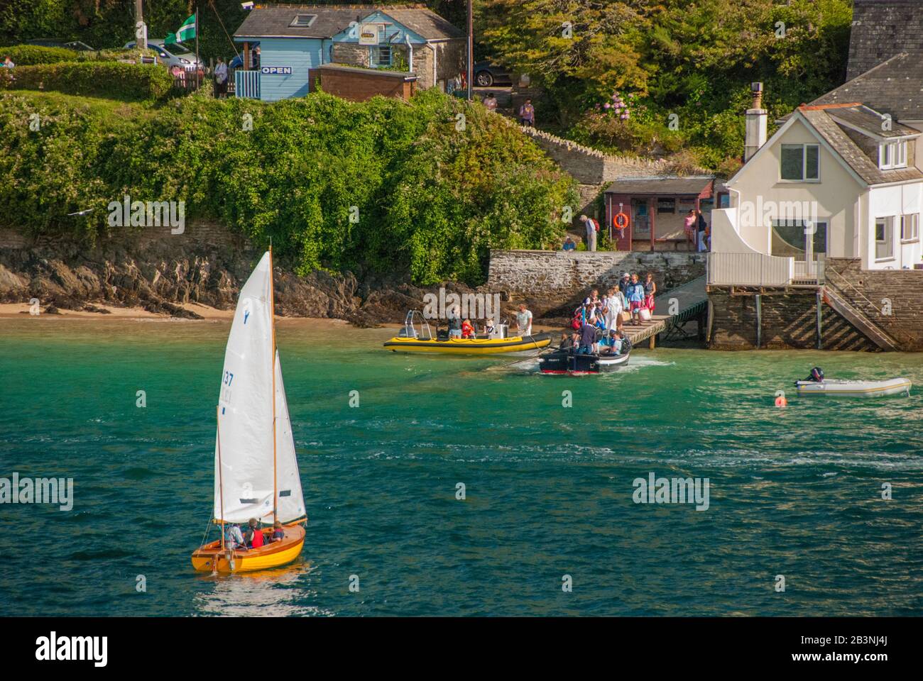 Salcombe In Devon, England, UK Stock Photo - Alamy