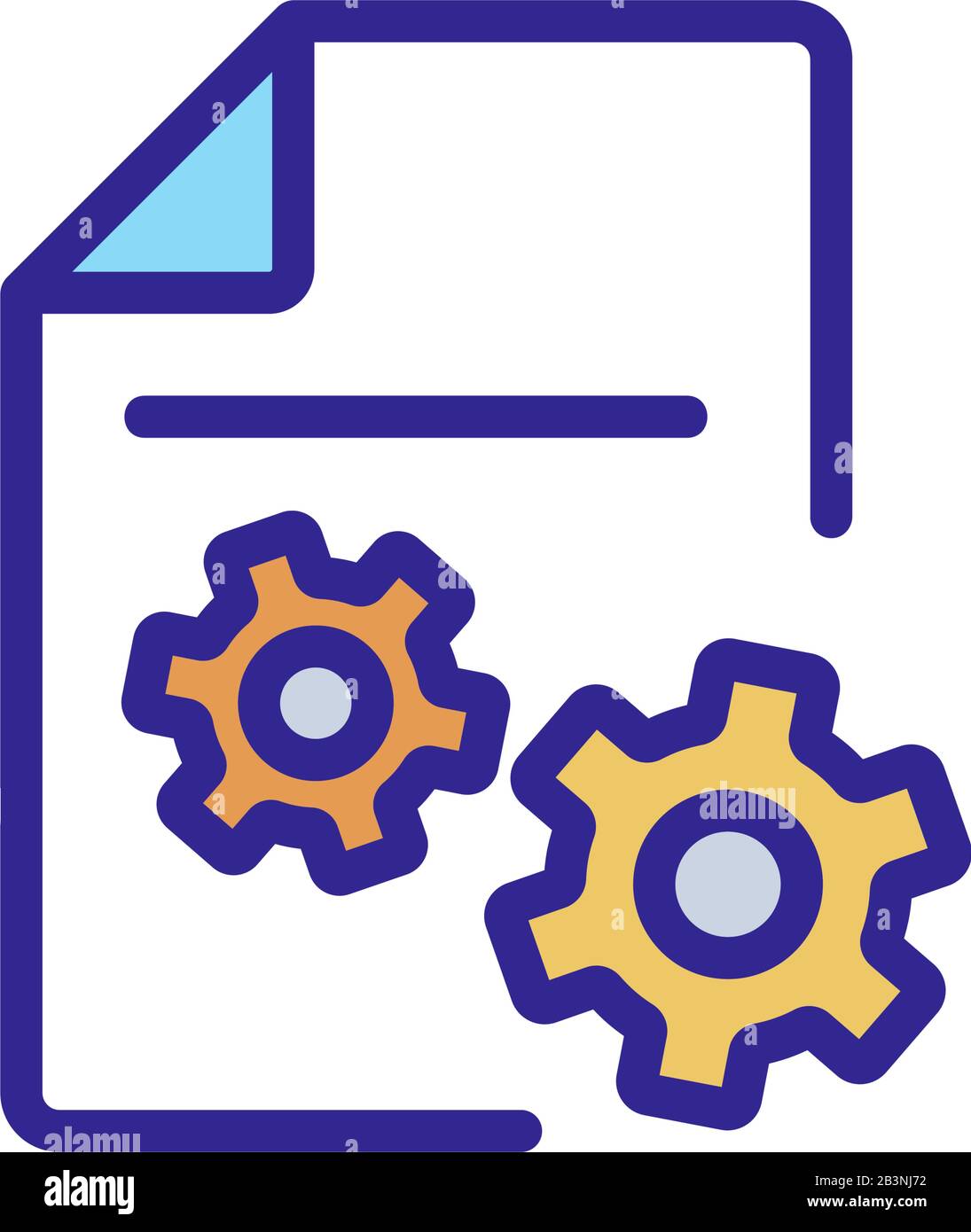 audit service icon vector. Isolated contour symbol illustration Stock ...