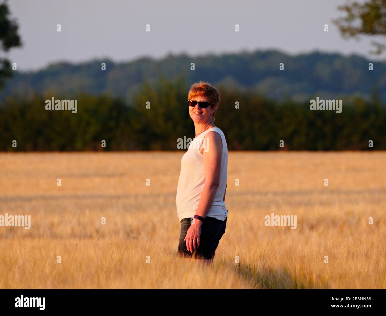 Field tramlines hi-res stock photography and images - Alamy