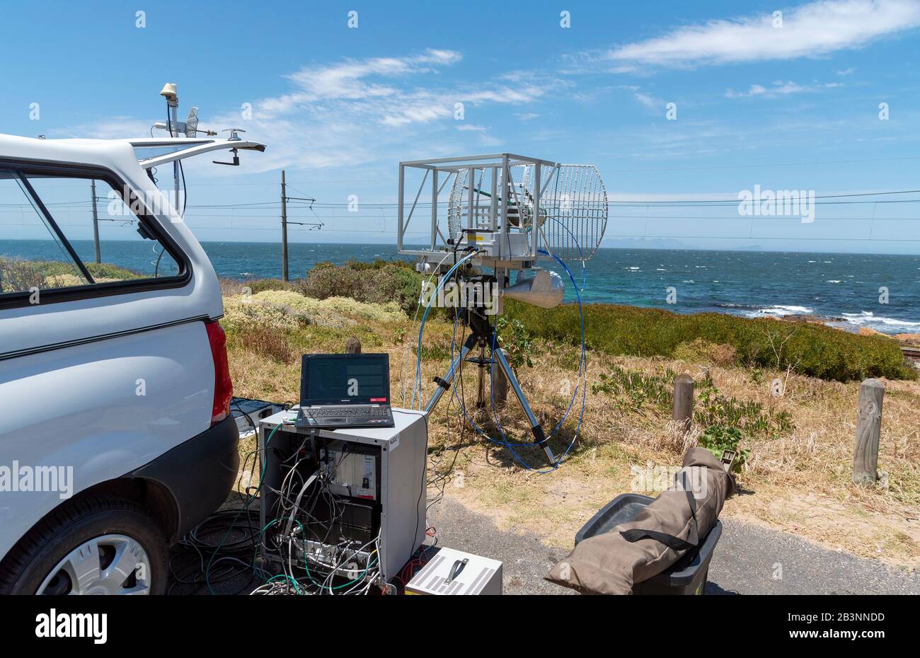 Western Cape, South Africa. 2019. Experimenting with radar. A PhD ...