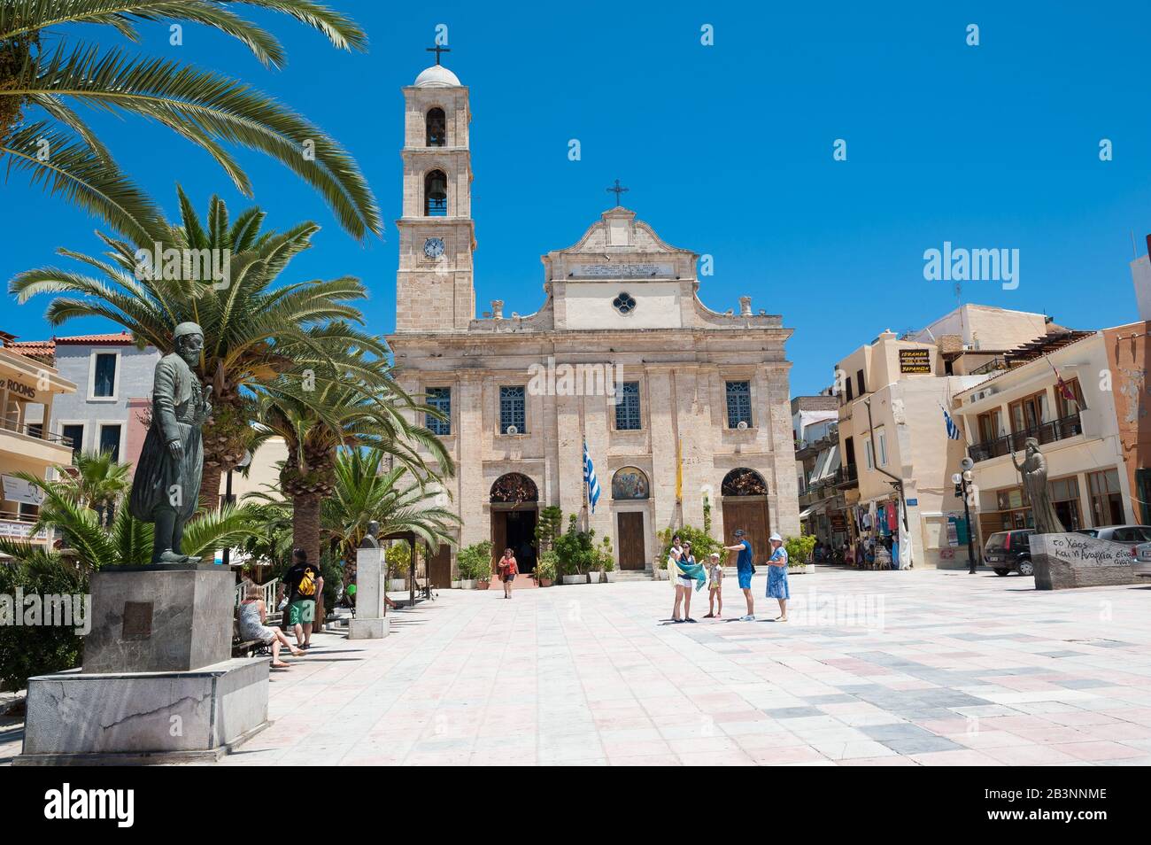 The Orthodox Cathedral, Chania, Crete, Greece Stock Photo - Alamy