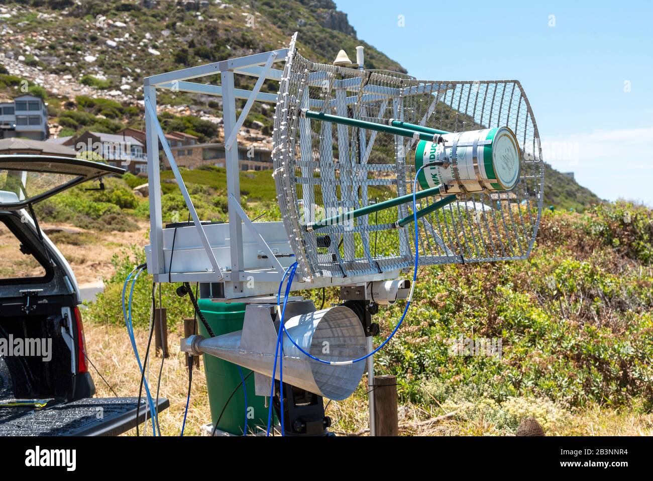 Western Cape, South Africa. 2019. Experimenting with radar. A PhD ...