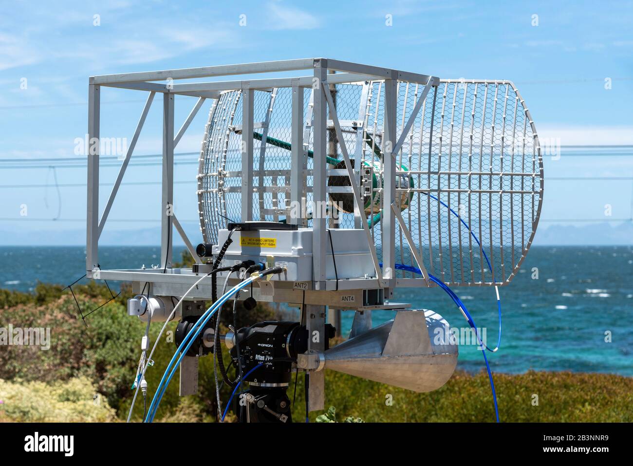 Western Cape, South Africa. 2019. Experimenting with radar. A PhD ...