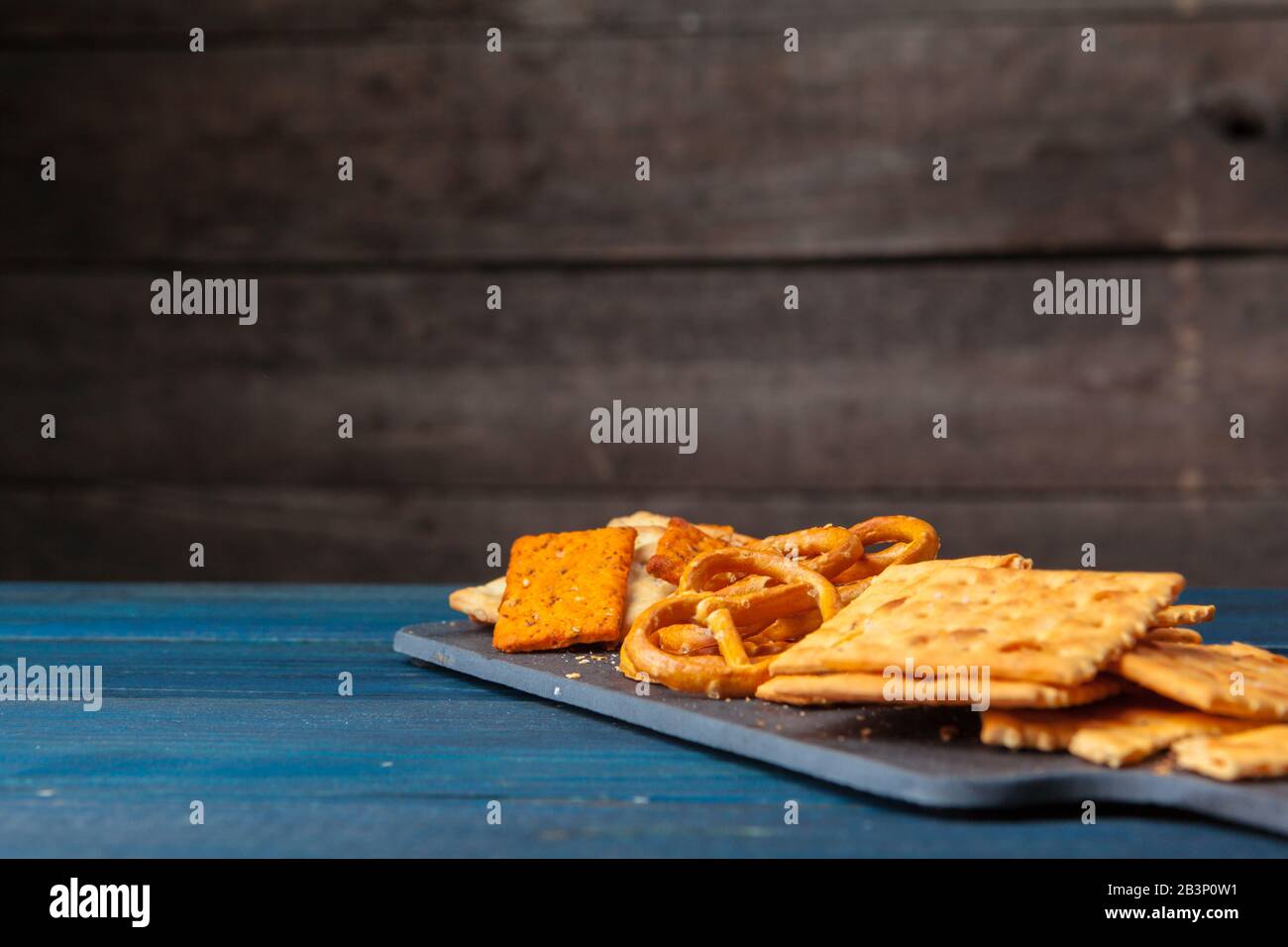 Selection snacks beer chips hi-res stock photography and images - Alamy