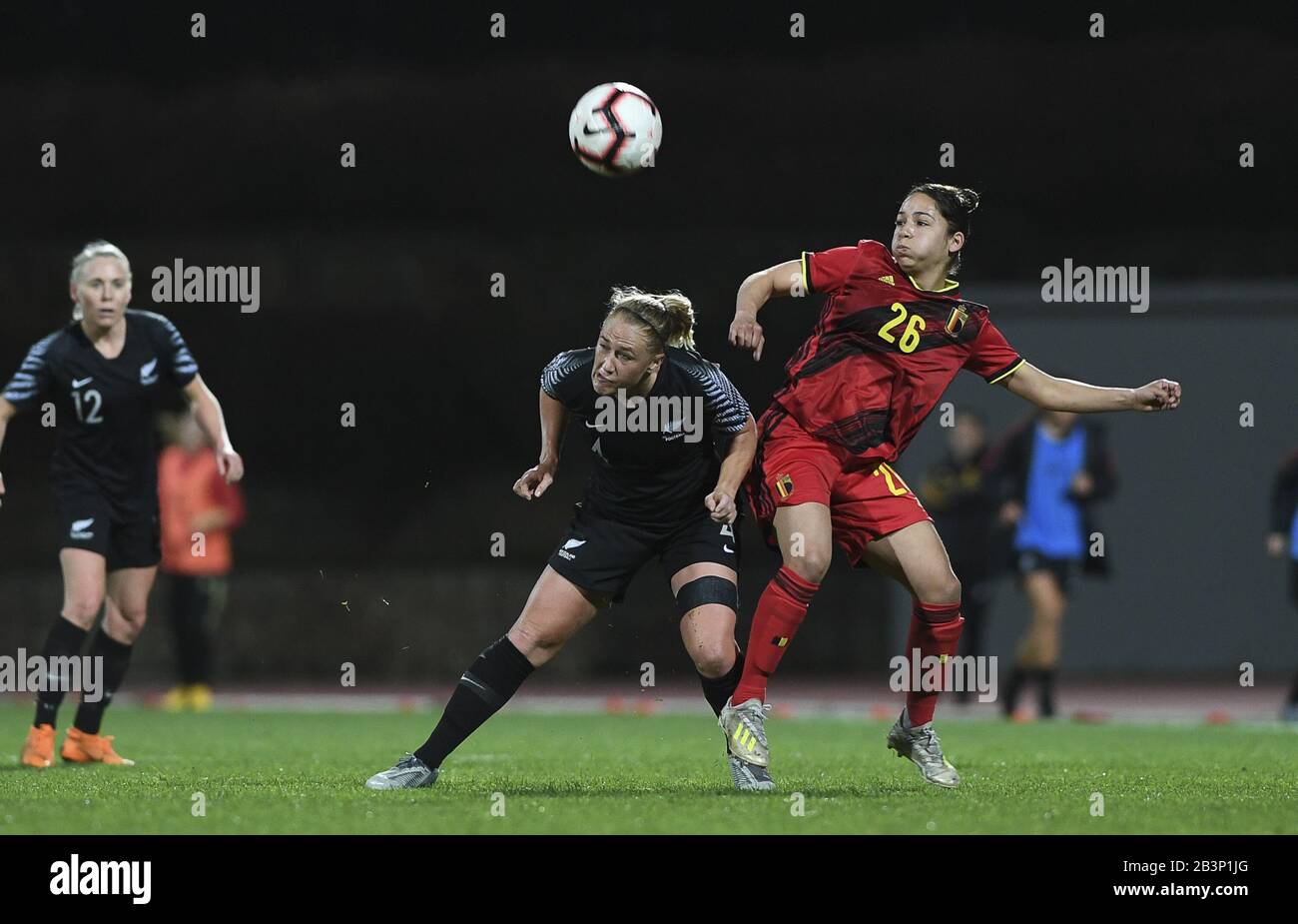 New Zealand defender Catherine Joan ' CJ ' Bott (4) pictured in a duel ...