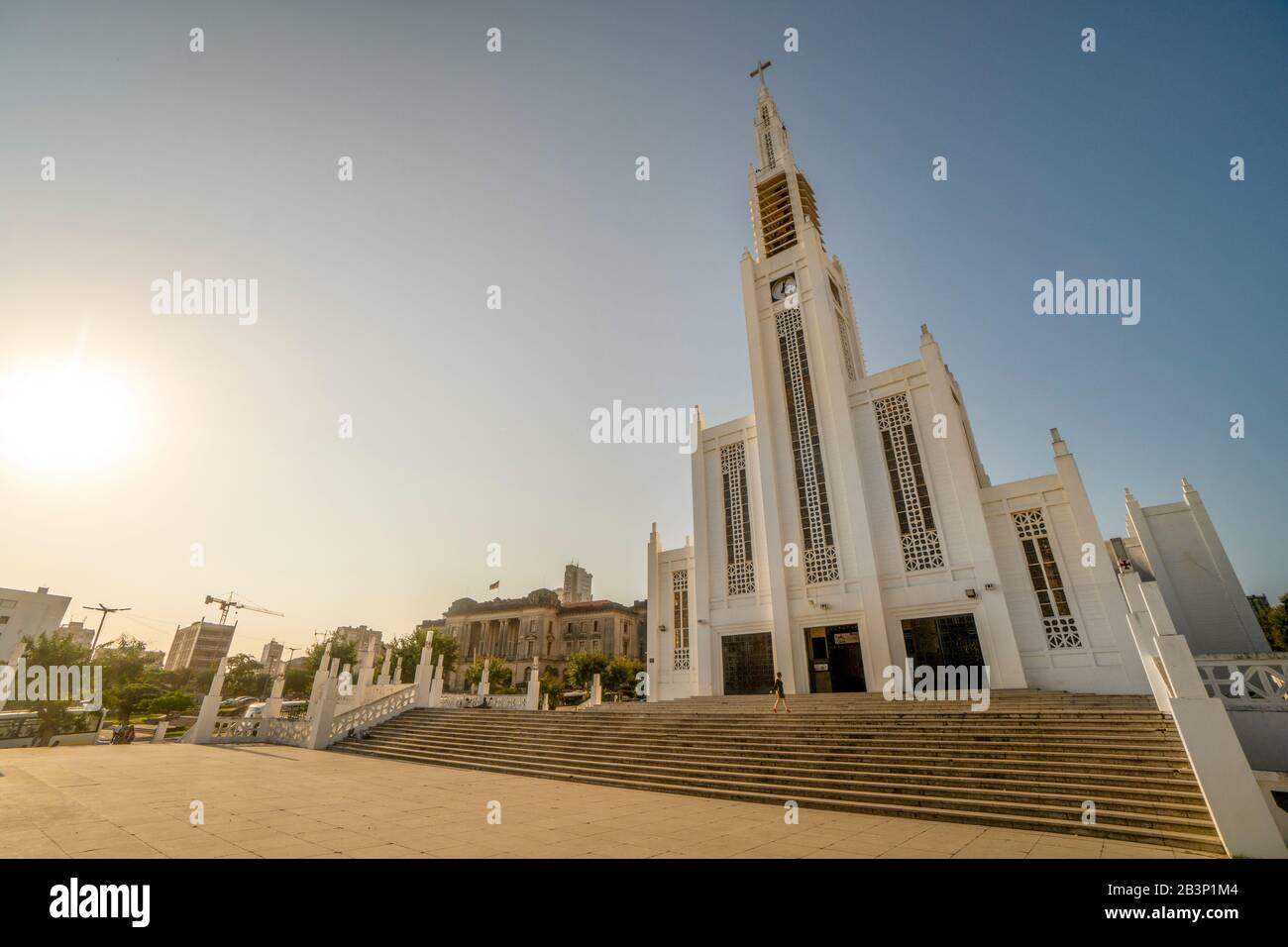 Maputo Cathedral on Independence Square in heart of Maputo, Mozambique ...