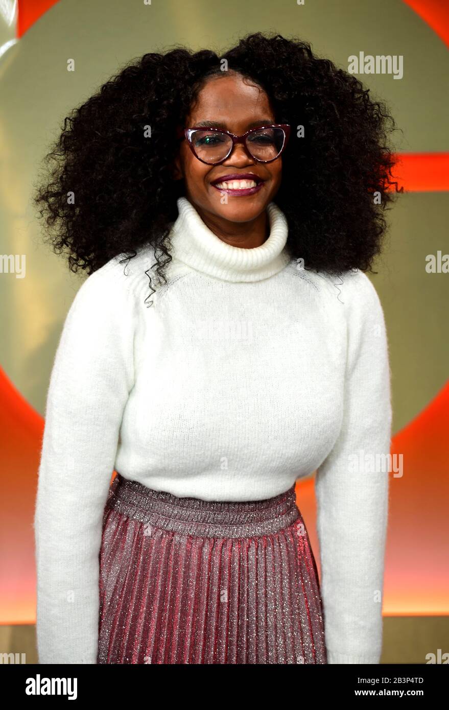 Oti mabuse attending greatest dancer photocall held lh2 studios hi-res ...