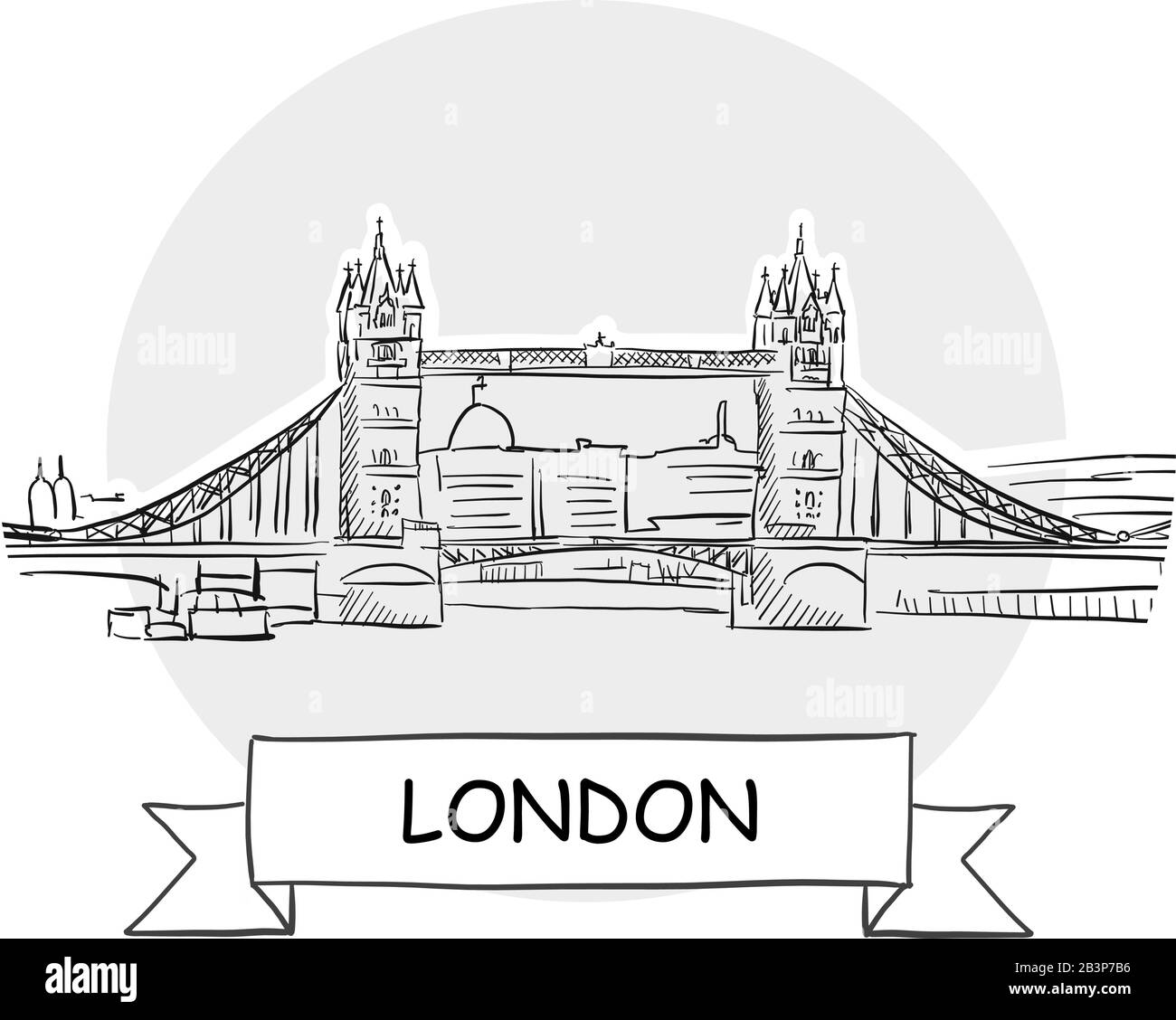 London line drawing hi-res stock photography and images - Alamy