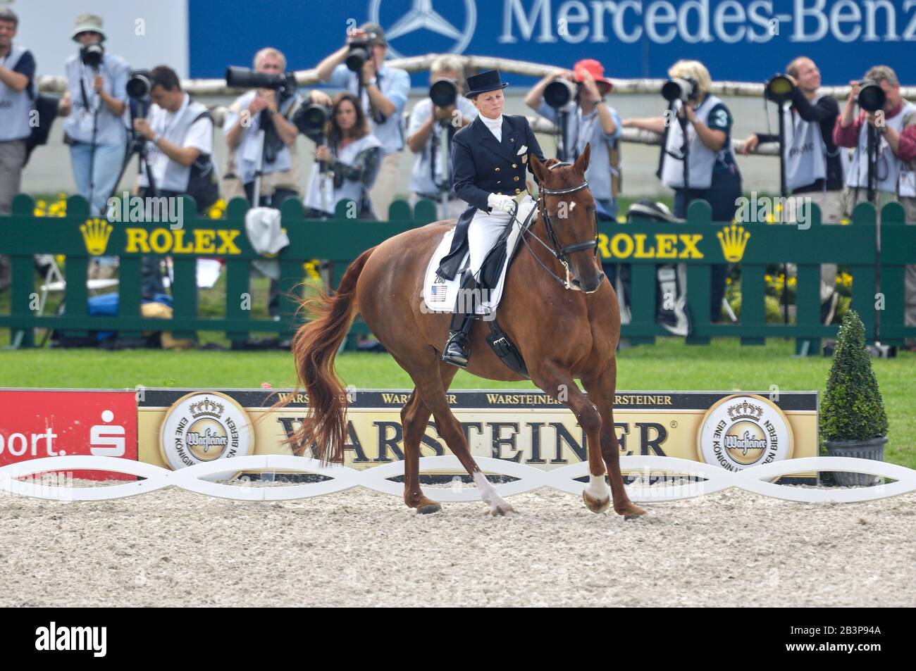 Debbie Mcdonald (USA) riding Brentina - World Equestrian Games, Aachen ...