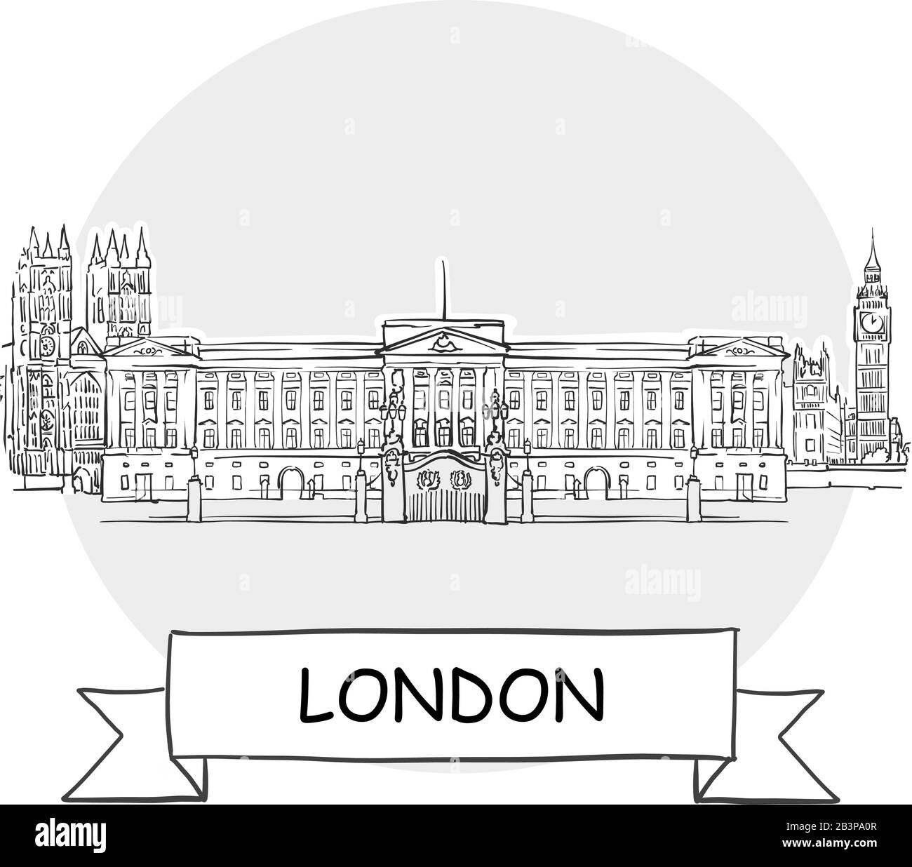 London line drawing hi-res stock photography and images - Alamy