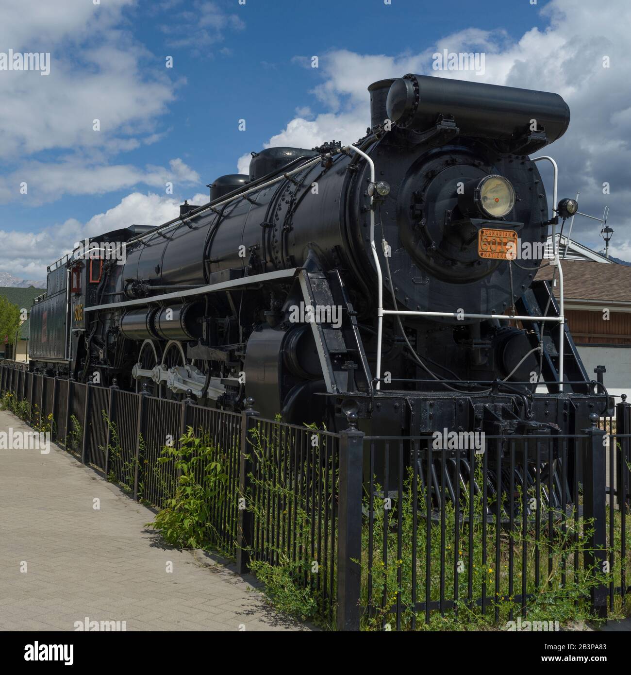 VIA Rail at Jasper Train Station, Icefield Parkway, Jasper National ...