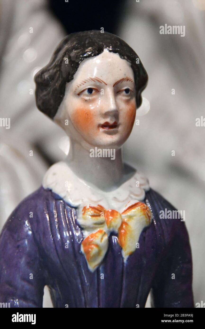 London, UK. 05th Mar, 2020. Staffordshire Florence Nightingale ...