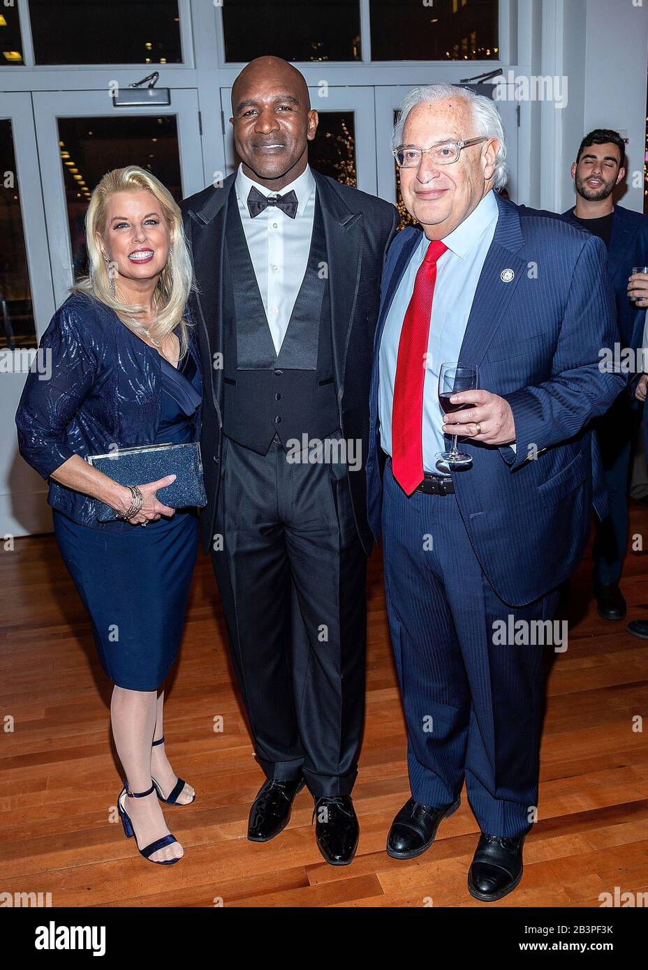 Rita Cosby, Evander Holifield, David Friedman at arrivals for Eighth ...