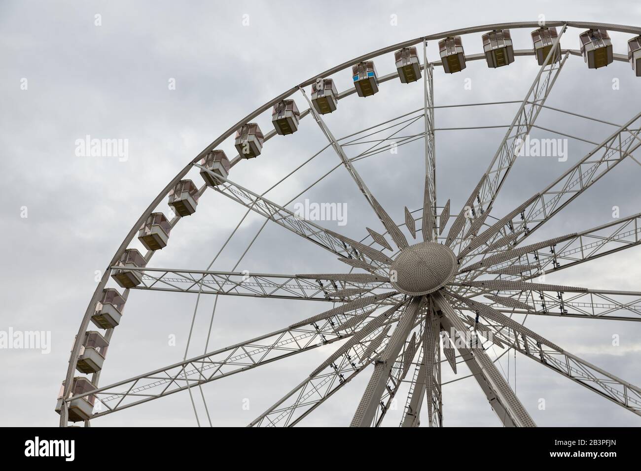 Budapest Eye Ferris Wheel at Erzsebet Square in Budapest, Hungary Stock ...