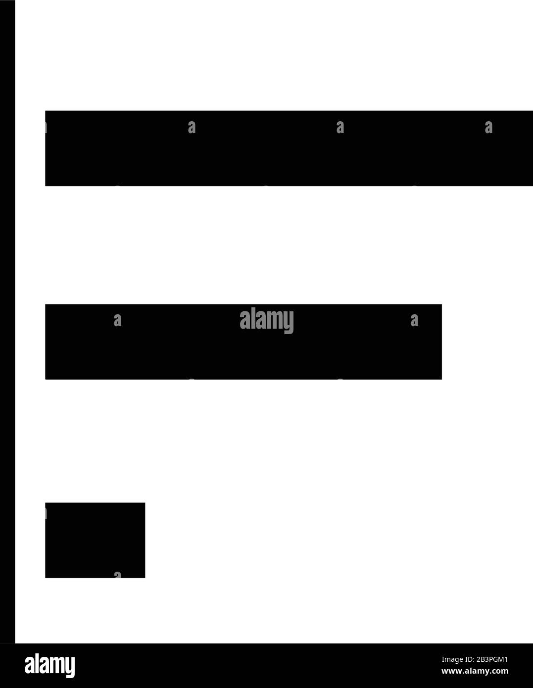 Sales chart black icon, concept illustration, vector flat symbol, glyph ...