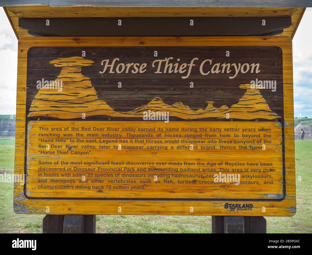 Drumheller sign hi-res stock photography and images - Alamy