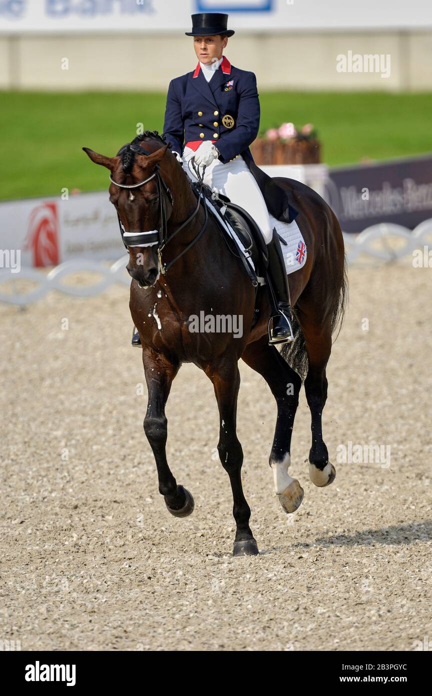 Emma Hindle (GBR) riding Lancet - World Equestrian Games, Aachen ...