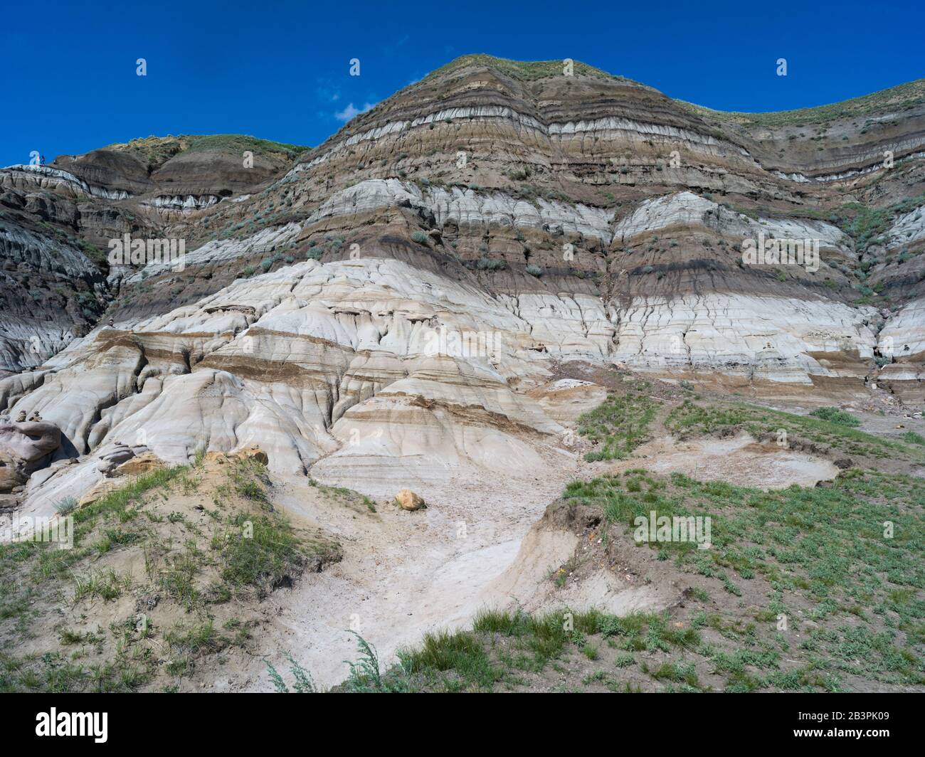 Rock formations, East Coulee, Drumheller, Red Deer River, Alberta ...
