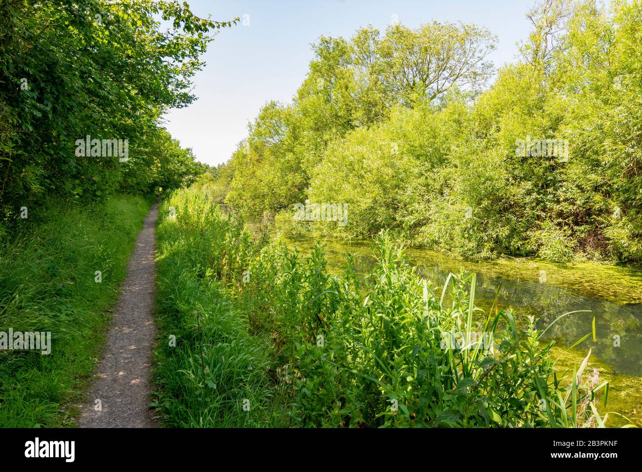 The Chichester Ship Canal between Hunston and Chichester Harbour ...