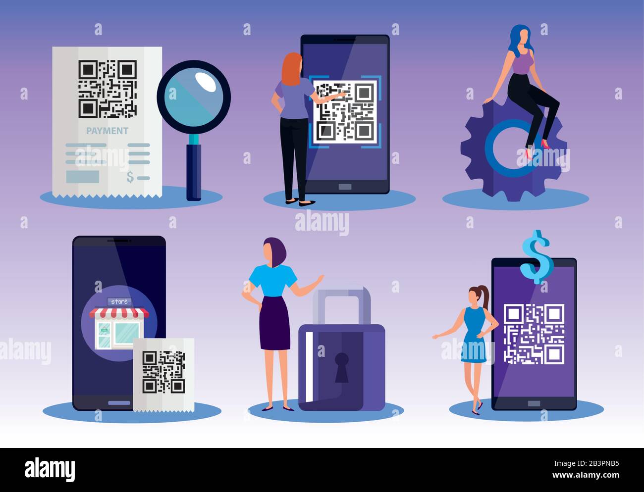 Optical laser scan Stock Vector Images - Alamy