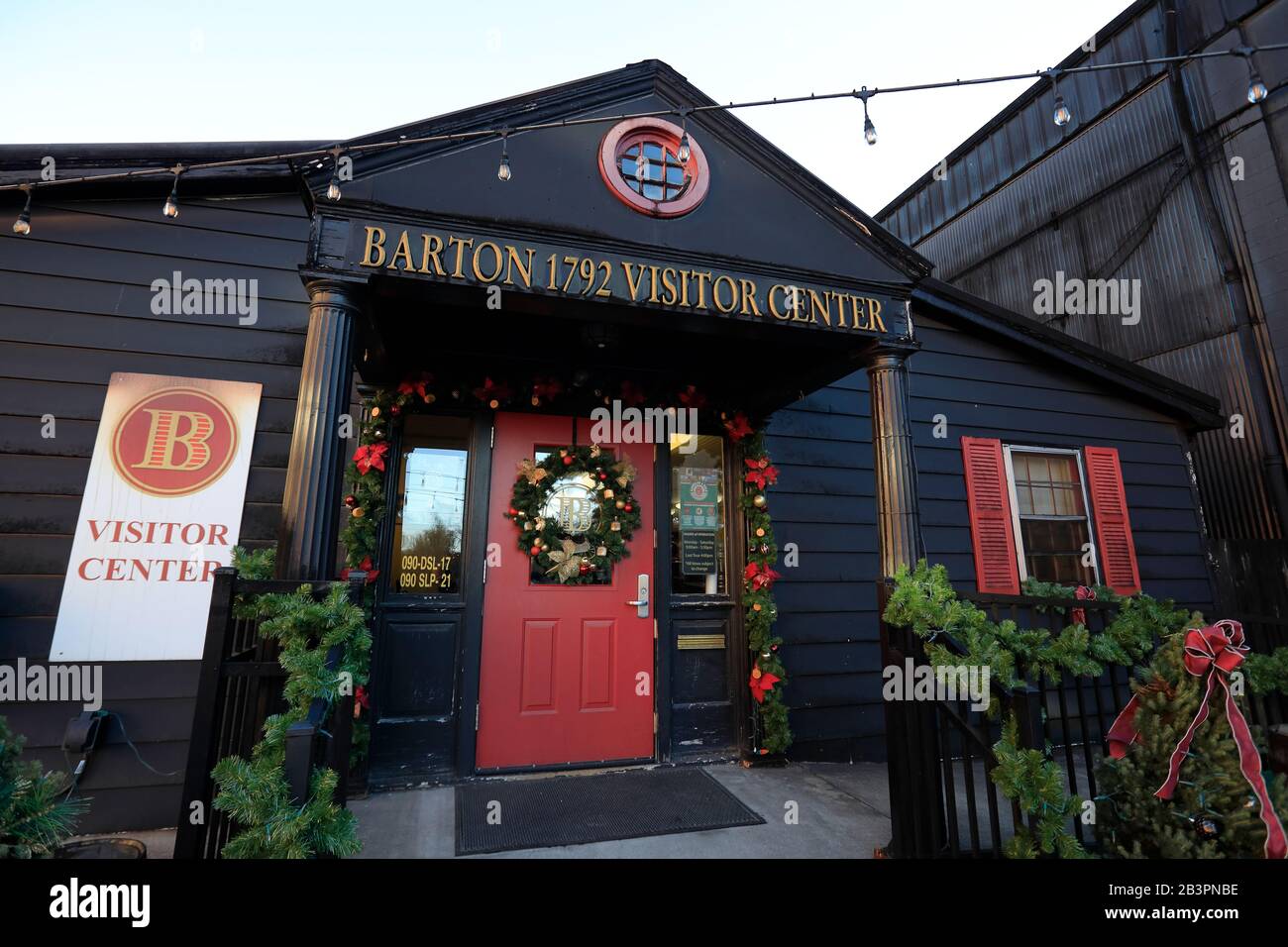 Visitor Center of Barton 1792 distillery.Bardstown.Kentucky.USA Stock ...