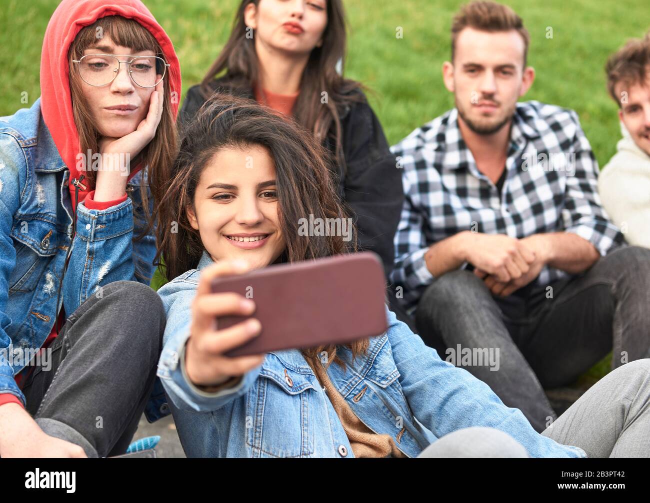 Millennial group photo hi-res stock photography and images - Alamy